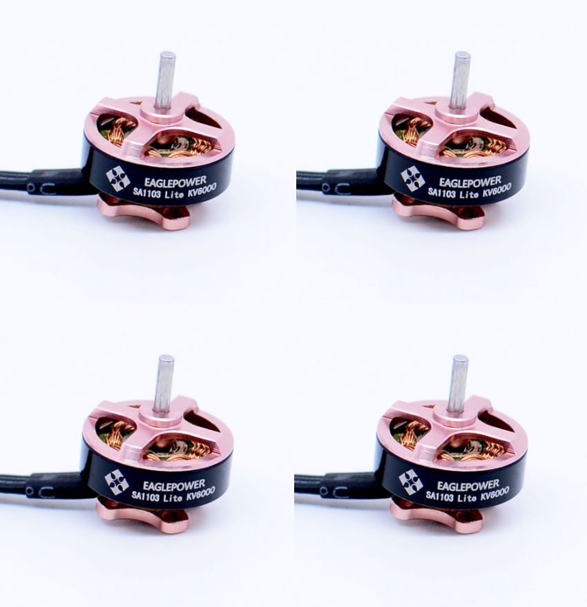 EaglePower SA1103 6000KV 2S Brushless Motors (x4) for FPV Racing Drone