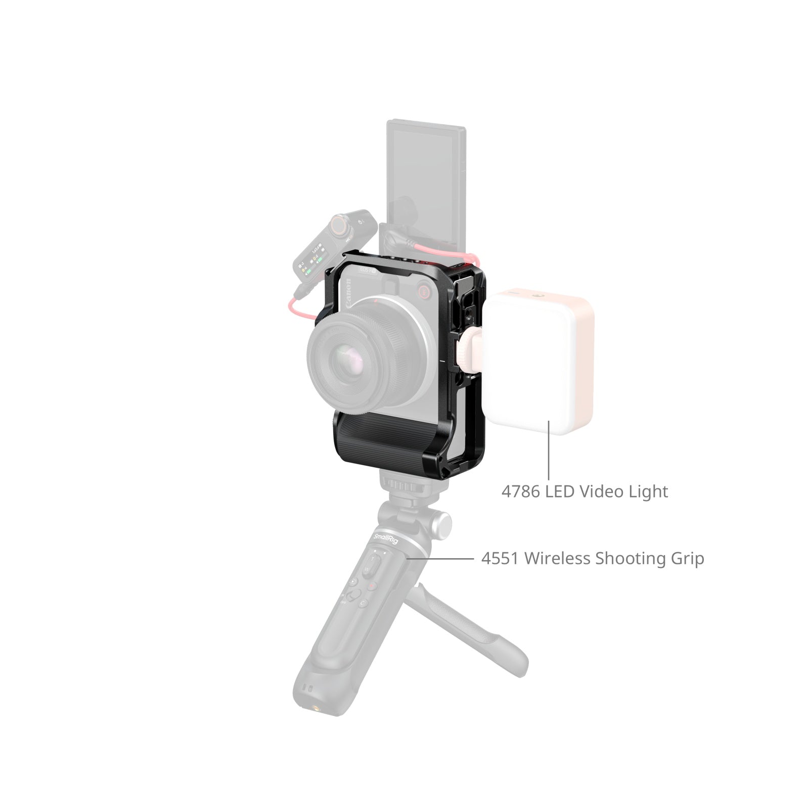 SmallRig Cage Kit for Canon EOS R50 V (Black) 5766