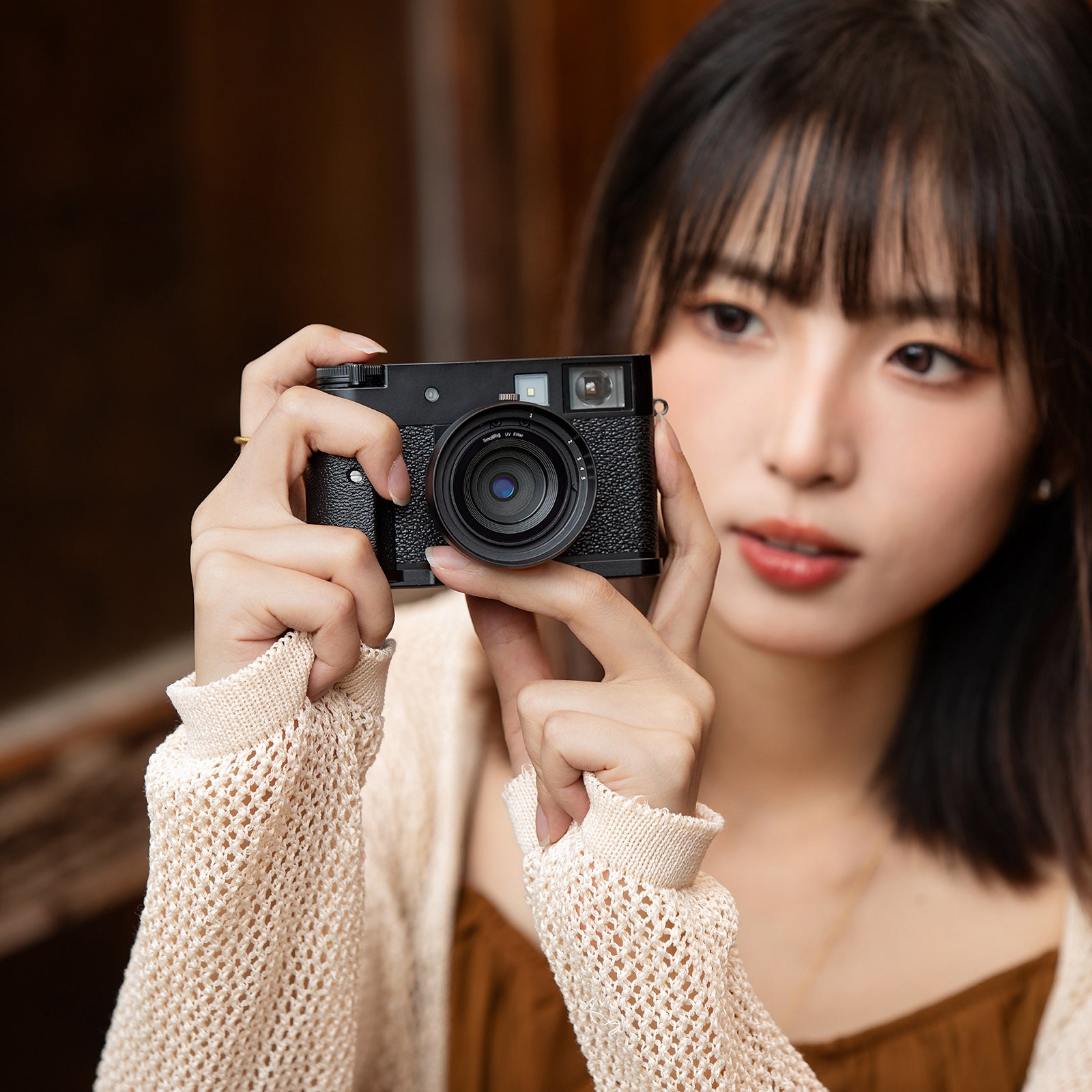 SmallRig L-Shaped Mount Plate with Silicone Handle for FUJIFILM X half