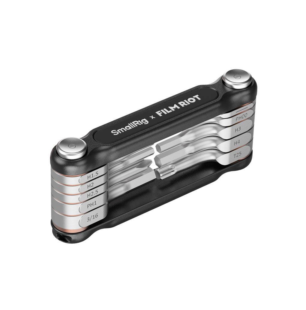SmallRig x FILM RIOT 10-in-1 Folding Wrench Set with Multiple Angle Po