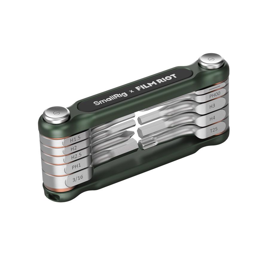 SmallRig x FILM RIOT 10-in-1 Folding Wrench Set with Multiple Angle Po