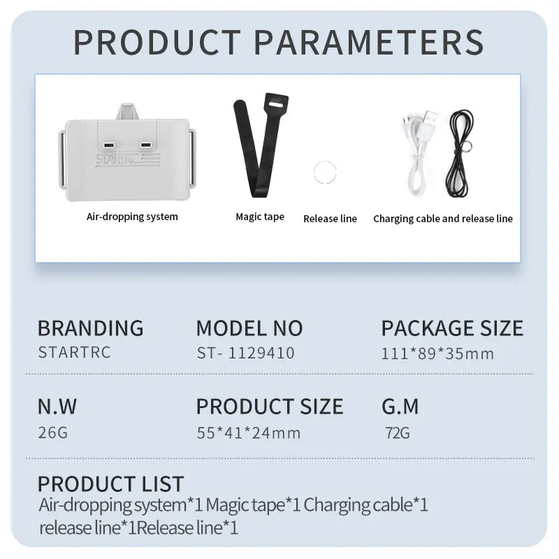 STARTRC Payload Air-Dropping System for DJI Mini 4 Pro