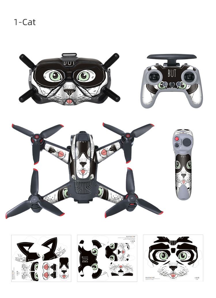Sunnylife Decals Skin for DJI FPV Drone / Goggles V2 / Remote Controll