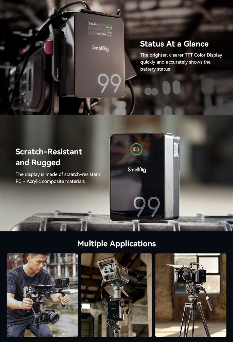 SmallRig VB99 Pro mini V Mount Battery 4292