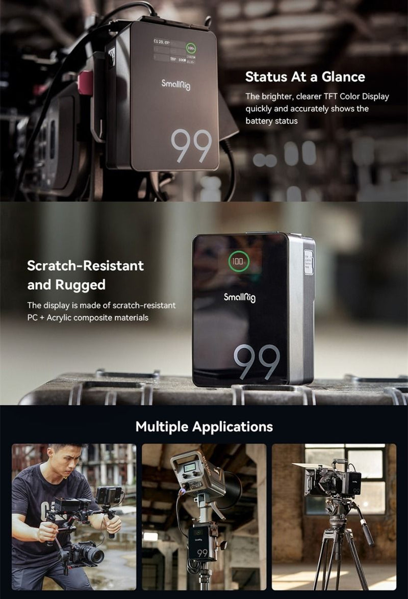 SmallRig VB99 Pro mini V Mount Battery 4292